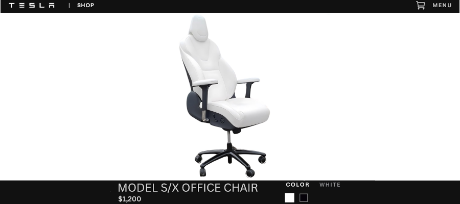 Tesla kontorsstol? – Tesla Club Sweden